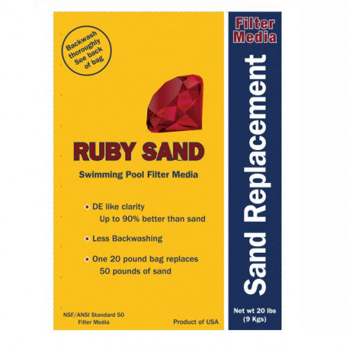 Ruby Sand Filter Media - (FOR PICKUP ONLY) – HotSpring Spas & Pools
